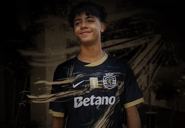 Sporting lança terceiro uniforme com filho de Cristiano Ronaldo como ...