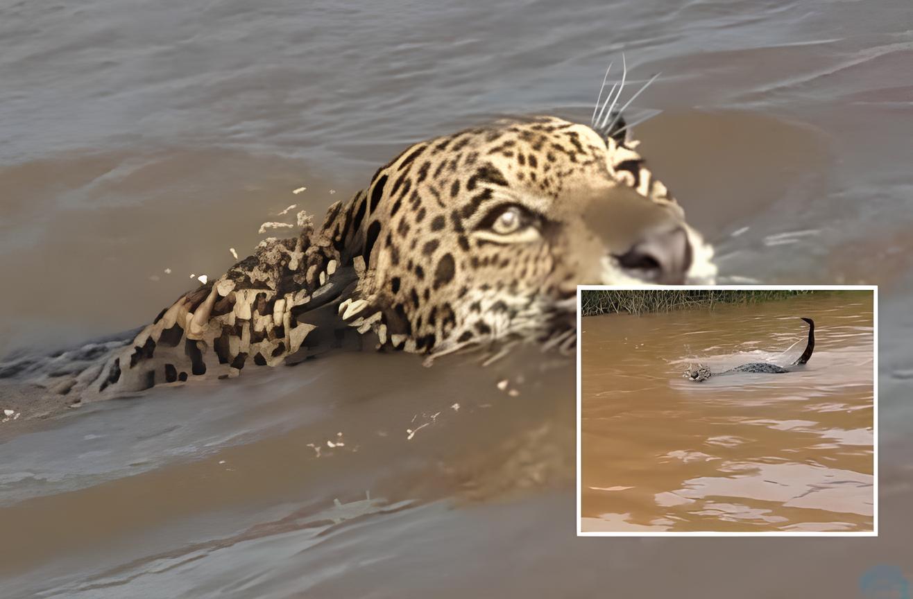 Onça atravessa rio, dá susto em pescador e deixa lição de respeito ...
