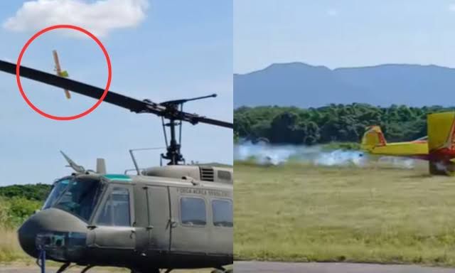Avião faz pouso de emergência durante evento no Rio de Janeiro; veja vídeo - Perrengue Mato Grosso