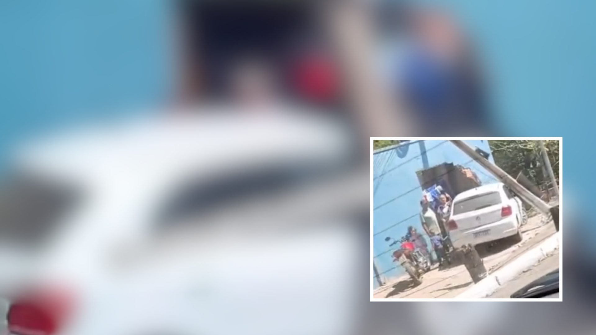 Motorista perde o controle e invade residência em Cuiabá; veja vídeo - Perrengue Mato Grosso